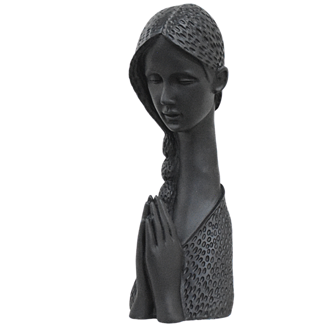 Welcome Lady Statue - Matt Black – Deczo
