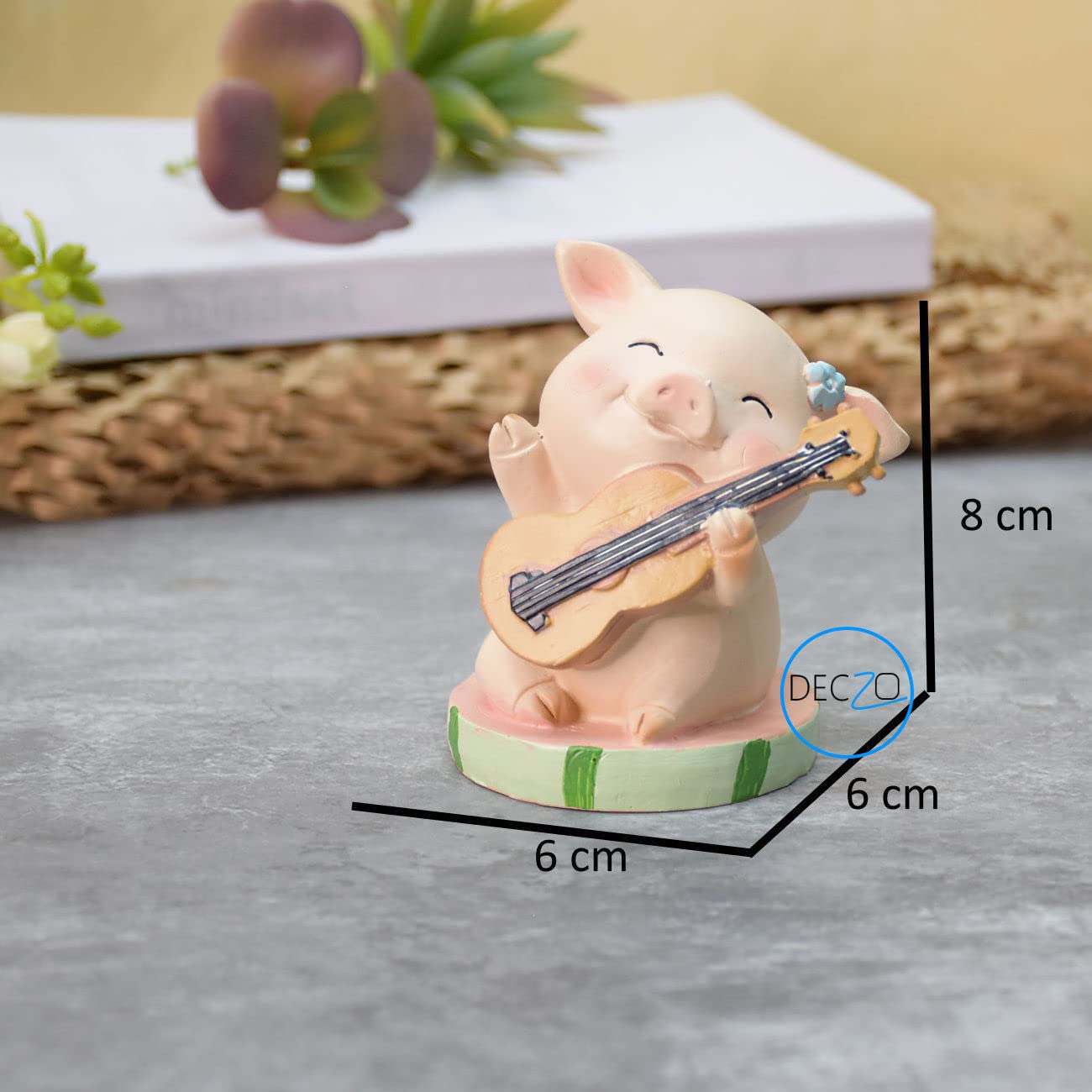 Cute Pig Playing violin Miniature for Garden Decor | toys | gift – Deczo