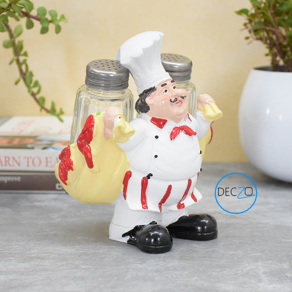 Creative Lady Chef Statue toothpick holder dinning table decor deczo ...