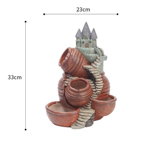 Rapunzel's Castle Resin Succulent Pot | lndoor tabletop planter – Deczo