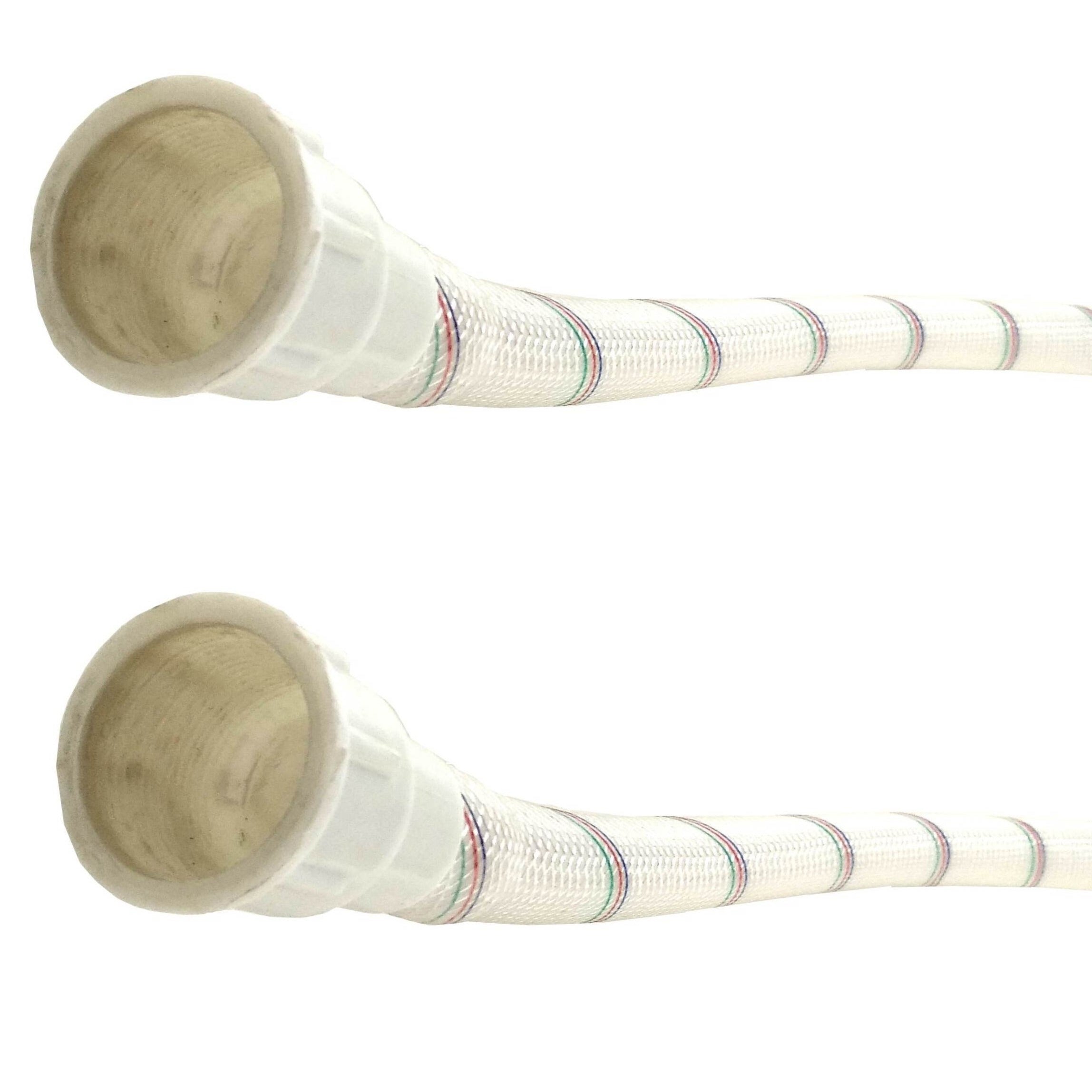 Set of 2 Unbreakable 3 Feet Long PVC Socket Waste Drain Pipe for Wash ...